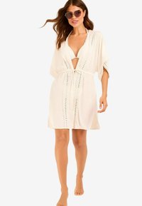 Lipsy KAFTAN COVER UP - Beach accessory - white - Zalando