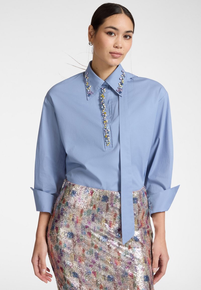 Elena Mirò Blouse - azzurro/light blue - Zalando
