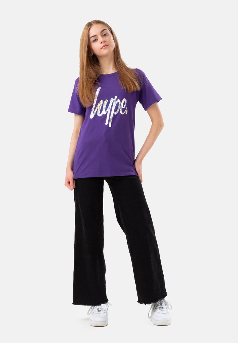 Hype SCRIPT - T-shirt print - purple/paars - Zalando.nl