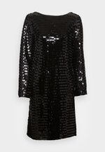 Esprit Collection SEQUINS - Cocktail dress / Party dress - black - Zalando