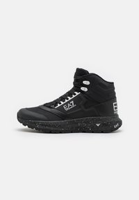 EA7 Emporio Armani ICE ALTURA UNISEX - High-top trainers - full black/white/black - Zalando.co.uk