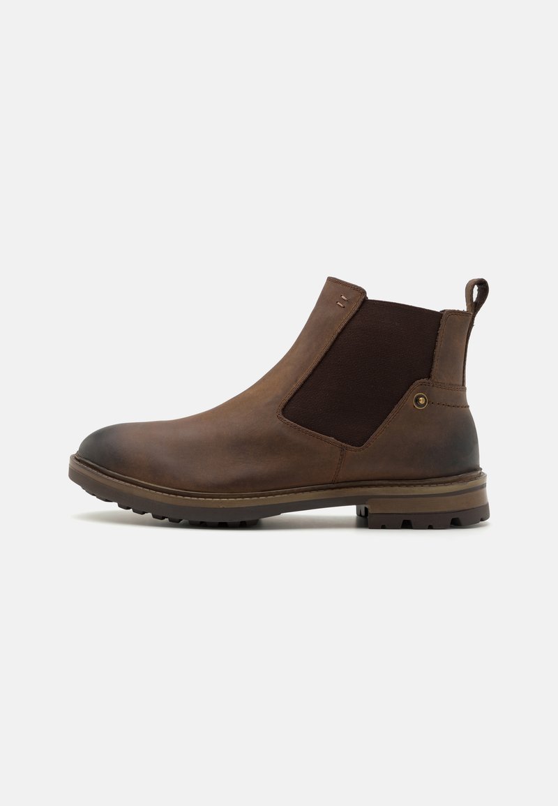 Pier One LEATHER - Classic ankle boots - brown - Zalando.co.uk