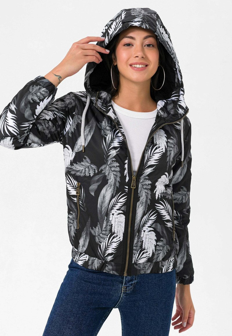 Felix Hardy Übergangsjacke - black white/weiß - Zalando.at