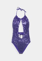 Guess SEQUINS - Swimsuit - iris bliss/mauve - Zalando.co.uk