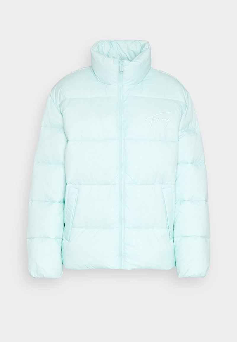 Tommy Jeans SIGNATURE MODERN PUFFER - Vinterjakke - aqua coast/blå ...