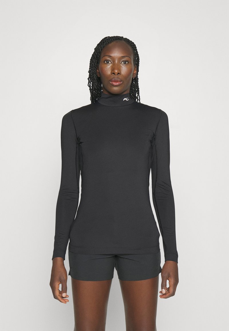 Kjus WOMEN BASE LAYER TURTLENECK - Langarmshirt - black/schwarz ...