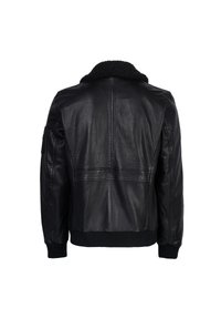 Trueprodigy Leather jacket - schwarz/black - Zalando.ie
