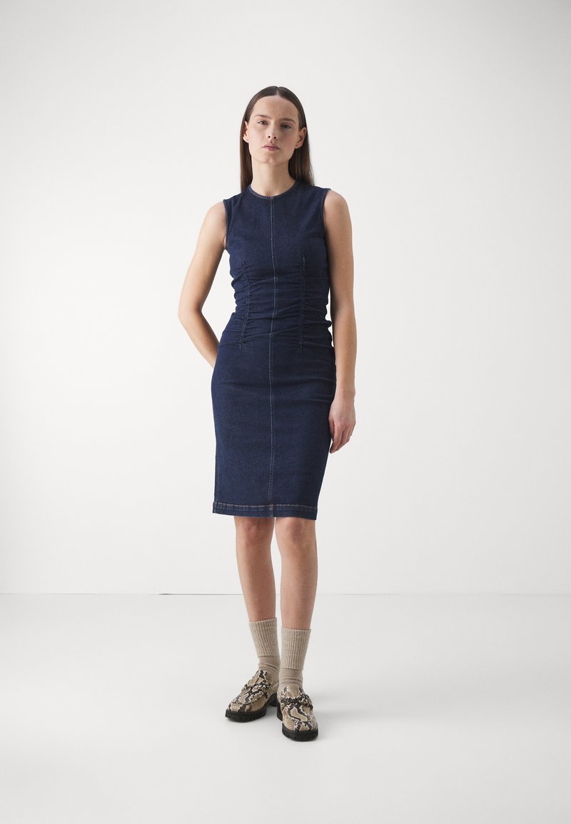 Sportmax NECTAR - Denim dress - scuro pulito/dark blue - Zalando.ie