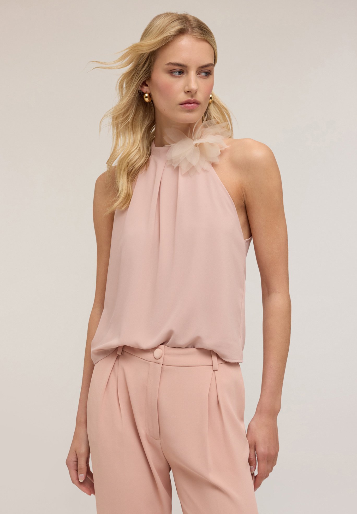 Cipria Rinascimento Tailleur Rosa Cipria Motivi Camicetta Color Cipria ...