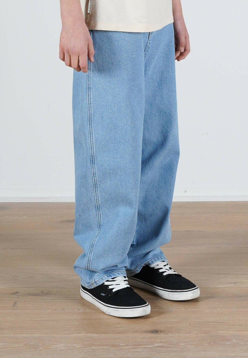 Band of Rascals BAGGY - Straight leg -farkut - light blue ...