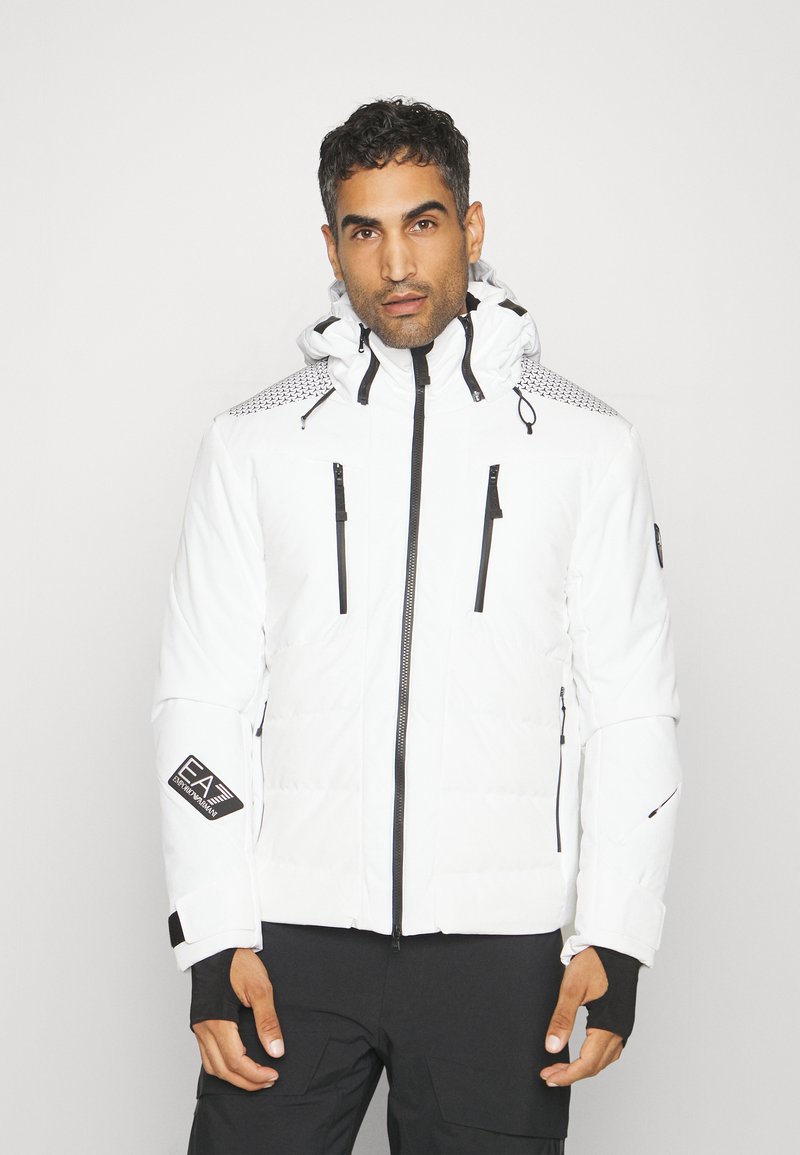 EA7 Emporio Armani KITZBUHEL PROTECTUM - Snowboard jacket - white - Zalando