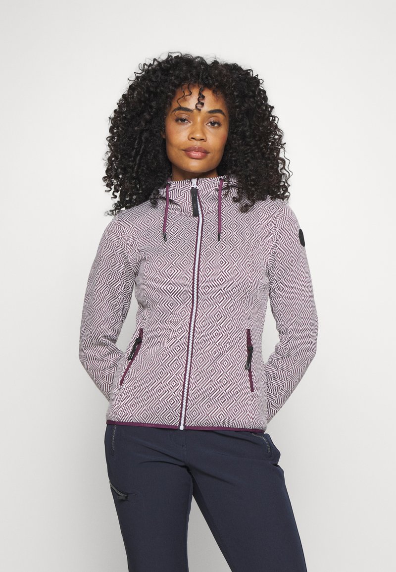 Icepeak AUEN - Fleecejakke - wine/bær - Zalando.no