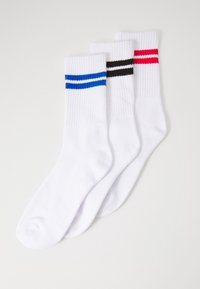 Vero Moda VMMEL STRIPE SPORTY SOCKS 3 PACK - Socks - snow white/daphne ...
