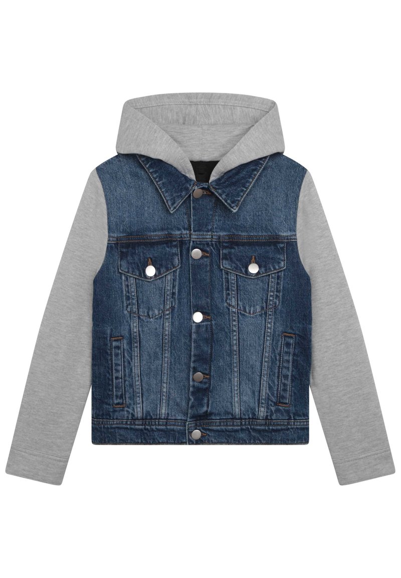 BOSS Kidswear HOODED - Jeansjacka - stone pulverisation/beige - Zalando.se