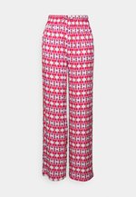 RIANI HOSE WIDE FIT - Trousers - roxanne patterned/pink - Zalando.co.uk