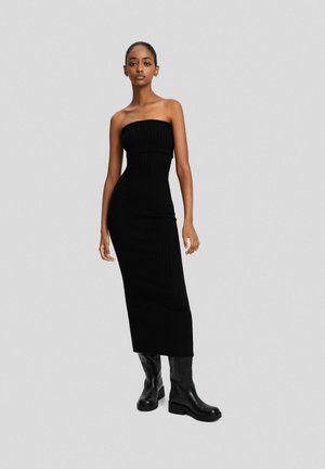 Pieces PCMONICA MIDI TUBE DRESS - Cocktailkleid/festliches Kleid - black/schwarz - Zalando.de