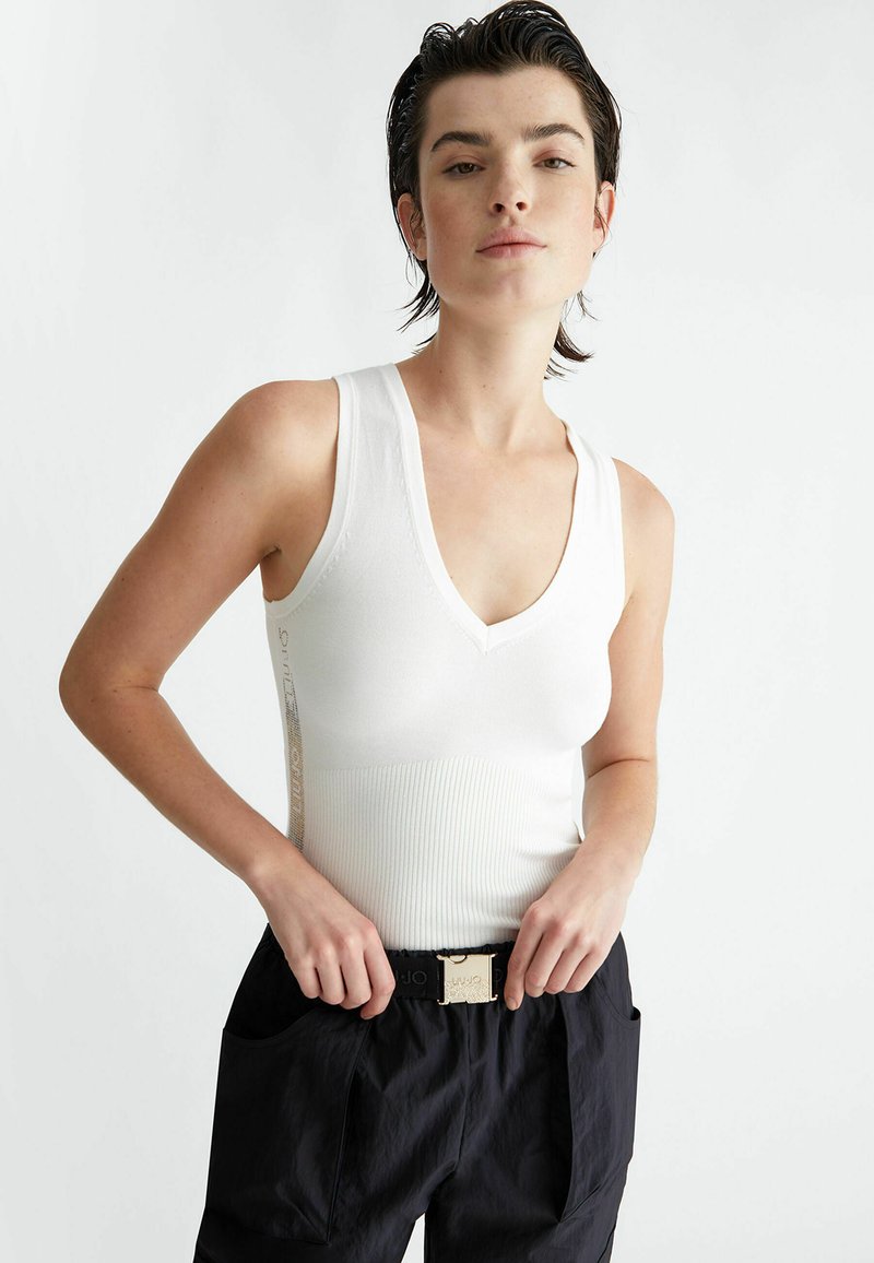 Liu Jo Jeans Top - ivory/špinavě bílá - Zalando.cz