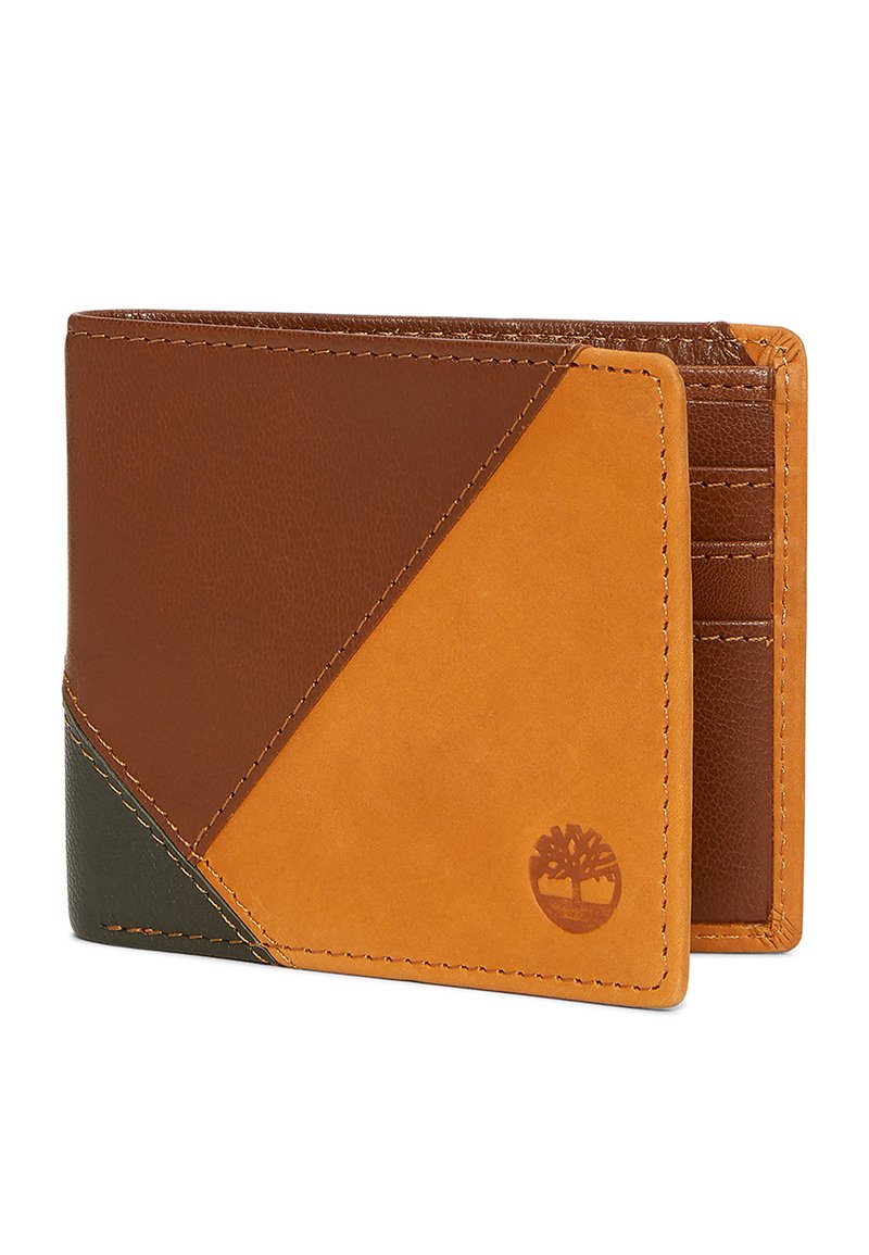 Timberland PATCHWORK BILLFOLD - Wallet - leaf green/light green - Zalando
