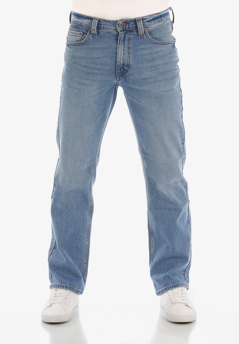 Mustang BIG SUR - Straight leg jeans - denim blue/light-blue denim ...
