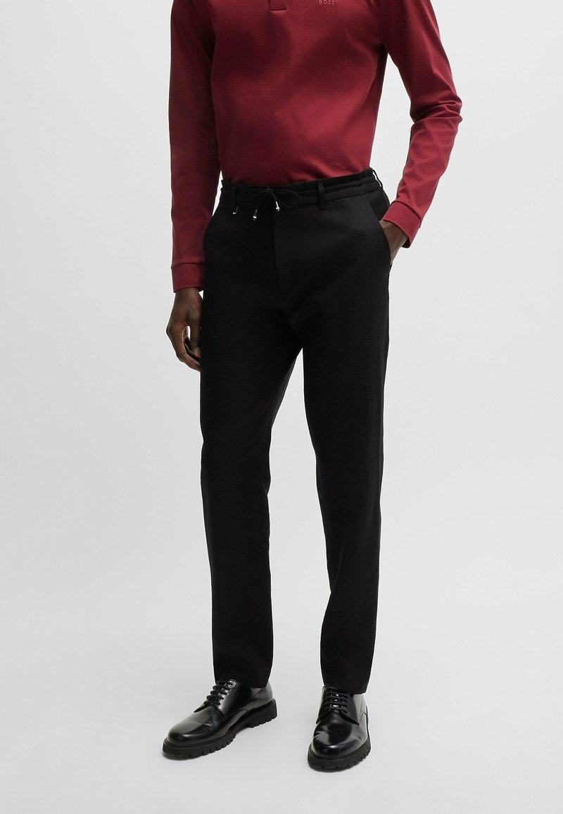 BOSS GENIUS - Broek - black one/zwart - Zalando.nl