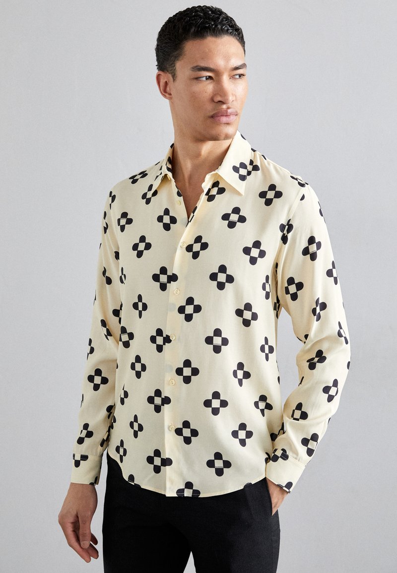 sandro SQUARE FLOWER - Skjorter - ecru/offwhite - Zalando.dk