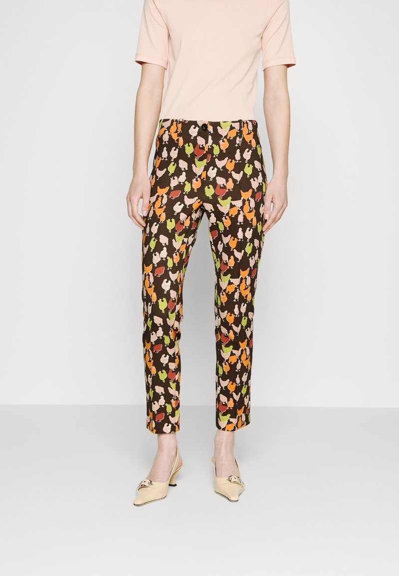 Marc Cain Broek - dark wood/donkerbruin - Zalando.nl