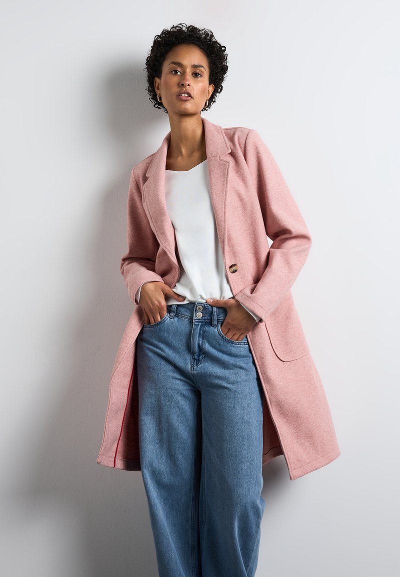 Street One MIT REVERS - Klassischer Mantel - rosa/sand - Zalando.de