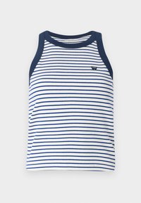 Wrangler RINGER - Top/niebieski denim - Zalando.pl