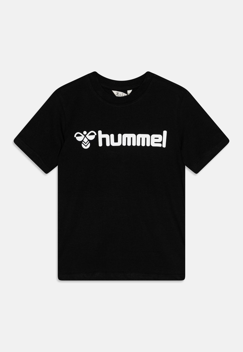 Hummel LOGO KIDS UNISEX - Print T-shirt - black - Zalando.de