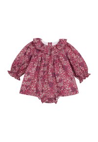 GOCCO FLOWER PRINT SET - Jurk - rosa/donkerroze - Zalando.nl