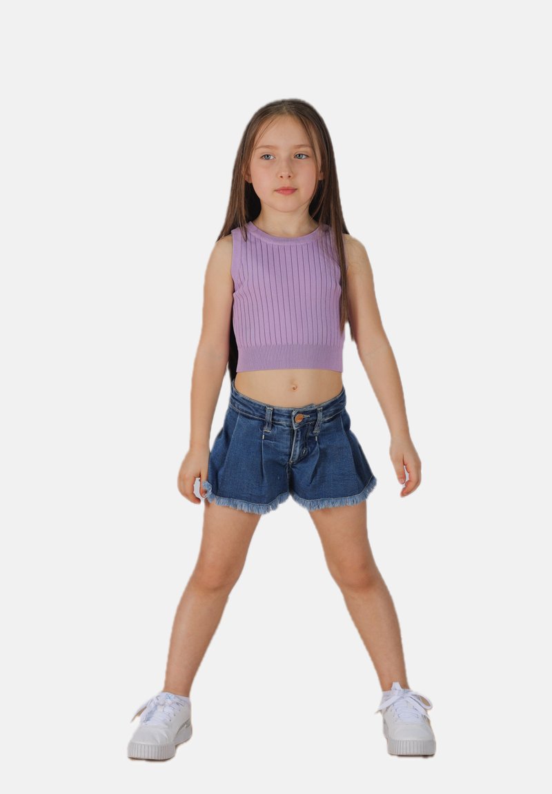 Fun&Fun Denim shorts - blue denim - Zalando