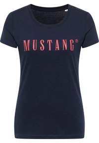 Mustang Triko s potiskem - blau/tmavě modrá - Zalando.cz