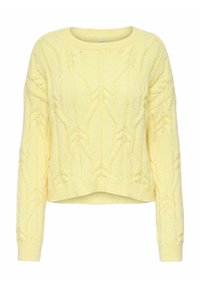 ONLY ONLLEMINA - Pullover - pastel yellow/jaune - ZALANDO.FR