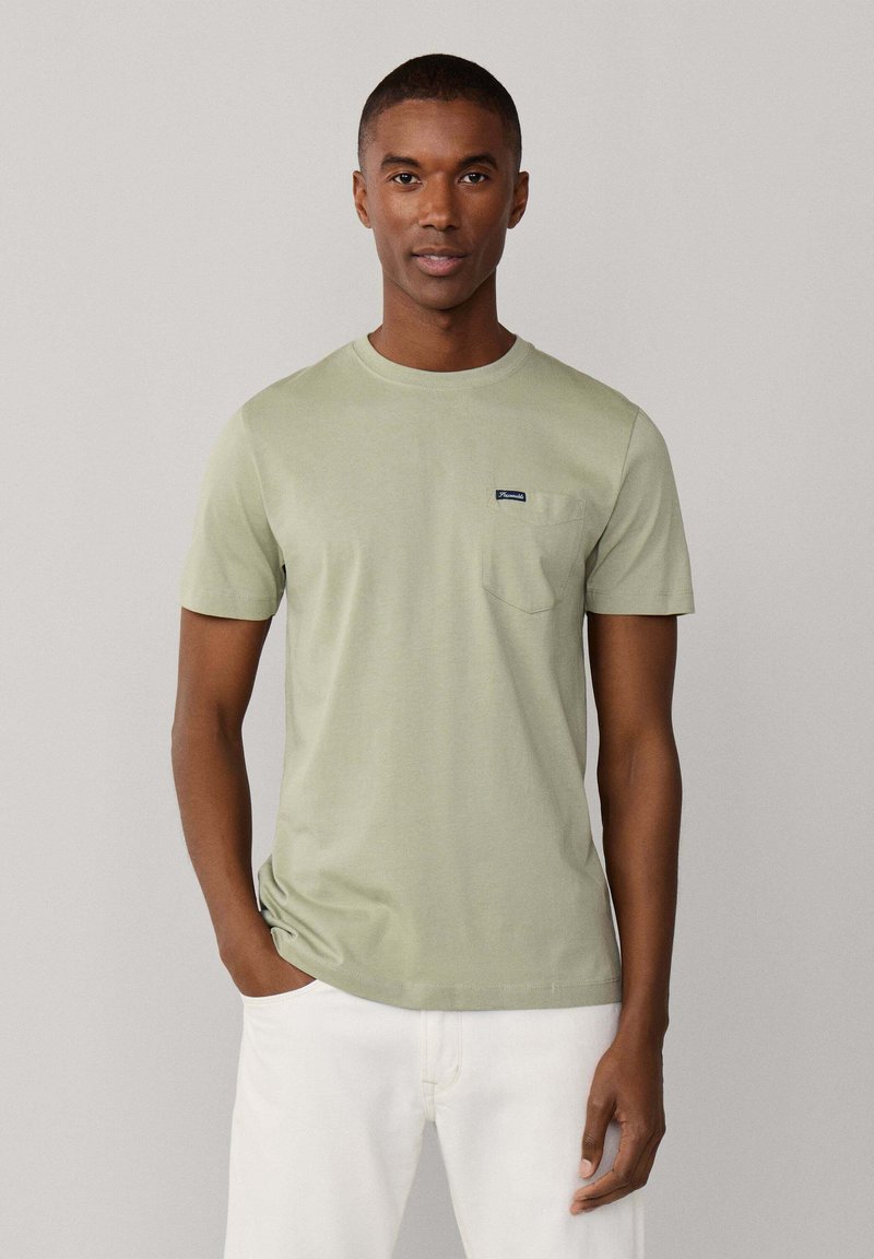 Façonnable INDEMODABLE - Basic T-shirt - seagrass green/olive - Zalando