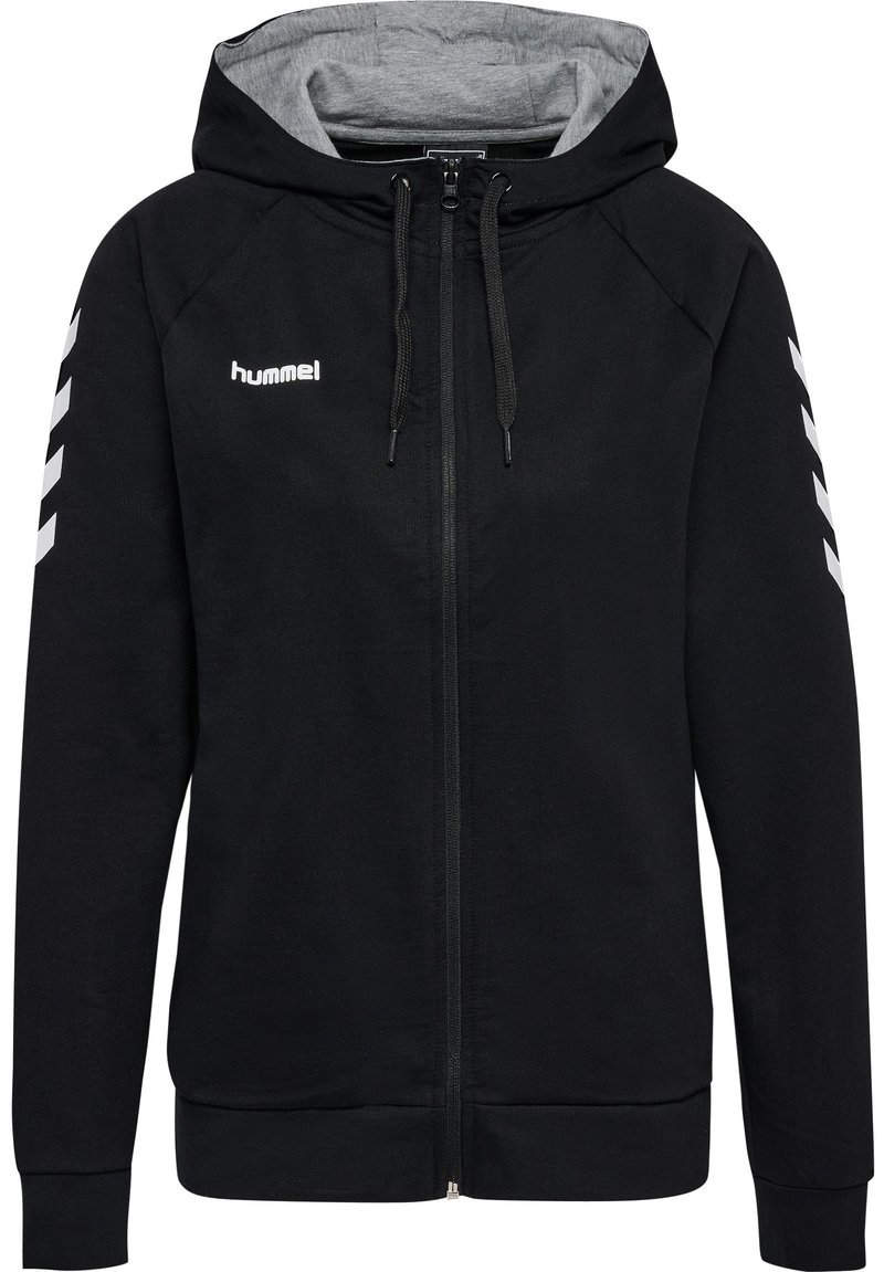 Hummel Zip-up sweatshirt - black - Zalando.ie
