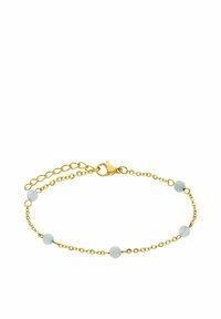 Lucardi ESSENTIALS - Armband - gold-coloured/turquoise/goldfarben - Zalando
