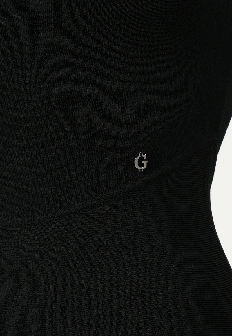Guess CASSANDRA - Pletené šaty - jet black/černá - Zalando.cz