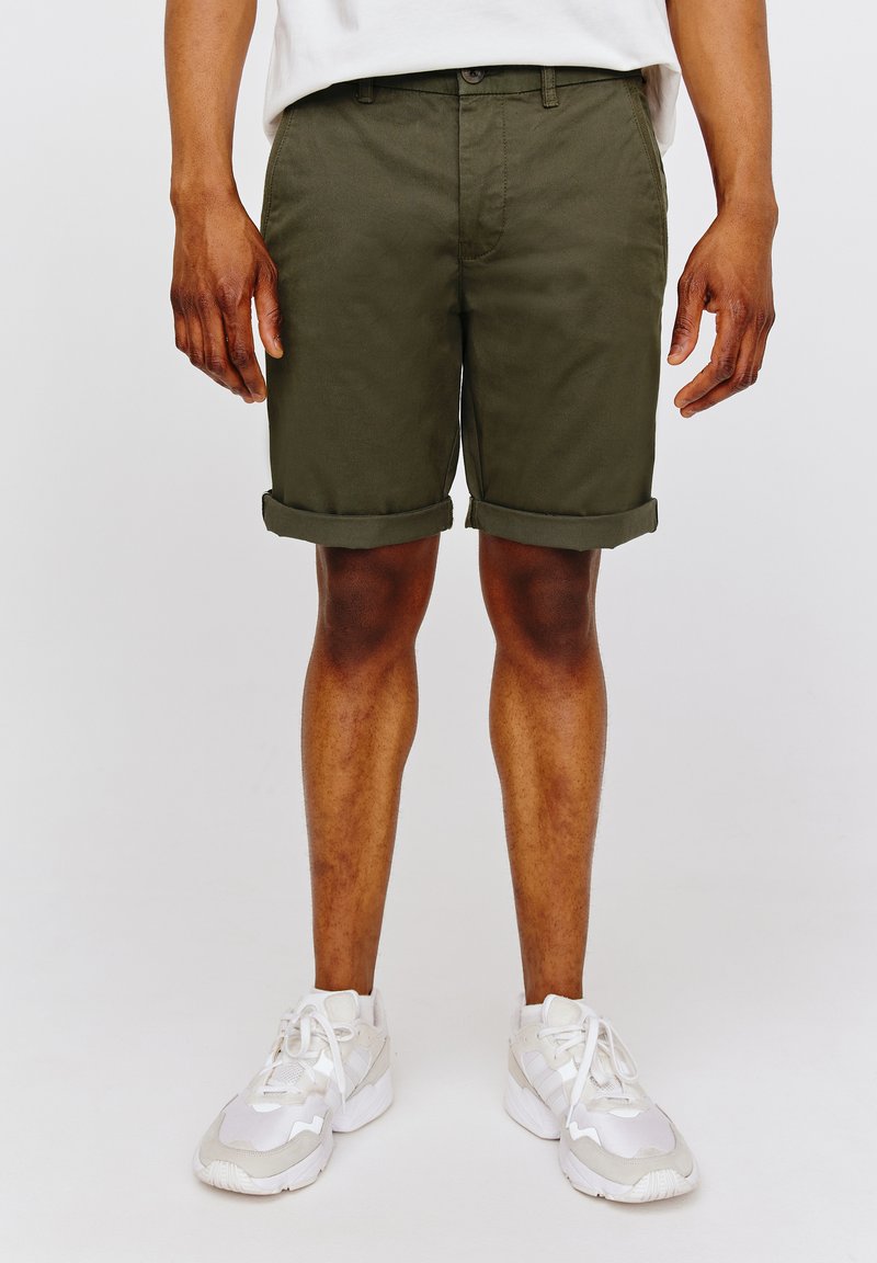BZB BERMUDA - Short - vert kaki/vert foncé - ZALANDO.FR