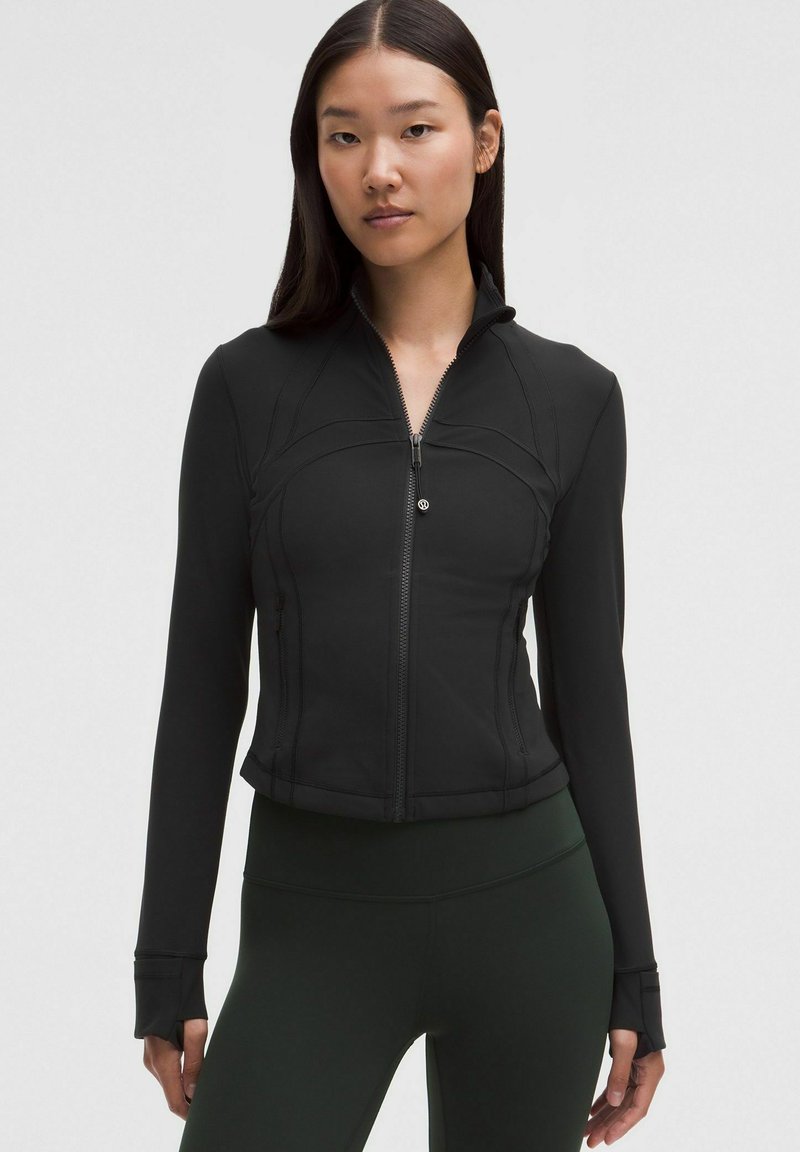 lululemon DEFINE CROPPED NULU - Spordijakk - black/must - Zalando.ee