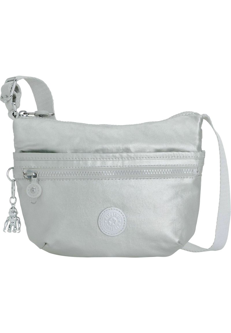 Kipling BASIC PLUS ARTO - Schoudertas - bright metallic/zilverkleurig ...