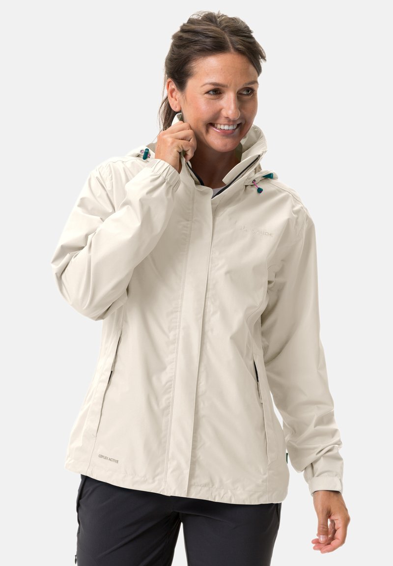 Vaude ESCAPE - Waterproof jacket - ecru/beige - Zalando.ie