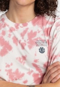 Element LUKE - T-Shirt print - pink tie dye/pink - Zalando.de
