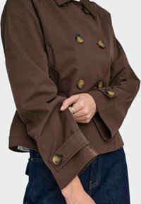 ONLY ONLAPRIL LIFE OTW NOOS - Summer jacket - chocolate martini/brown ...