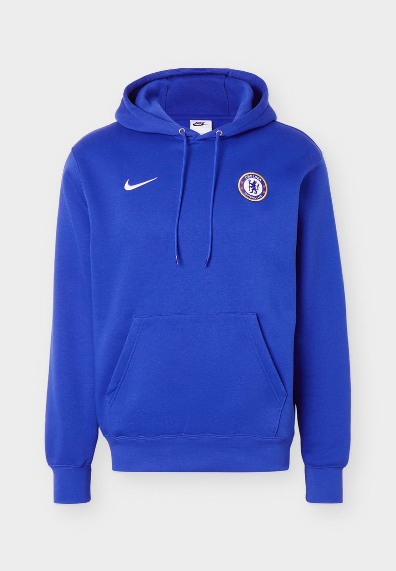 Nike Performance CHELSEA FC CLUB HOODIE - Club wear - bright blue/white ...
