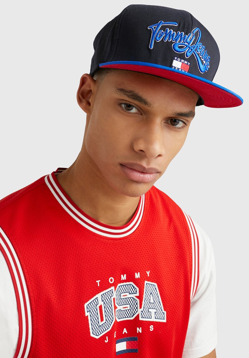 Tommy Jeans HERITAGE SNAPBACK - Cap - black - Zalando.de