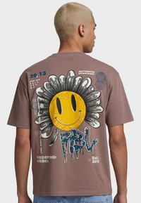 Redefined Rebel TOBIAS - T-shirt con stampa - twilight mauve/malva ...