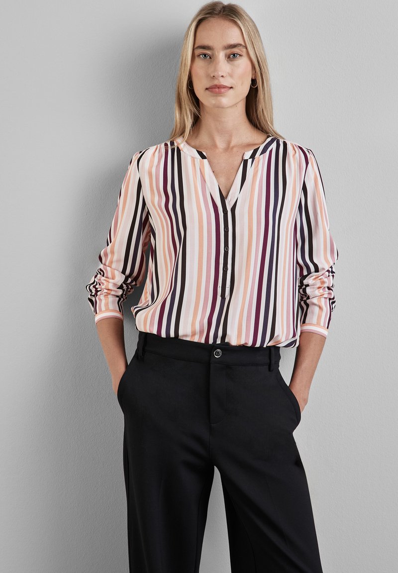 Street One GESTREIFTE - Bluse - rosa/pink - Zalando.de