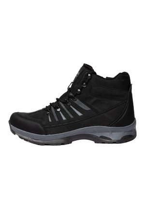 HI-TEC JACKDAW MID WP - Hikingschuh - black/carbon grey/schwarz - Zalando.at