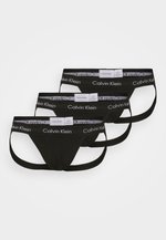 Calvin Klein Underwear JOCK STRAP 3 PACK - Braguitas - black/negro ...