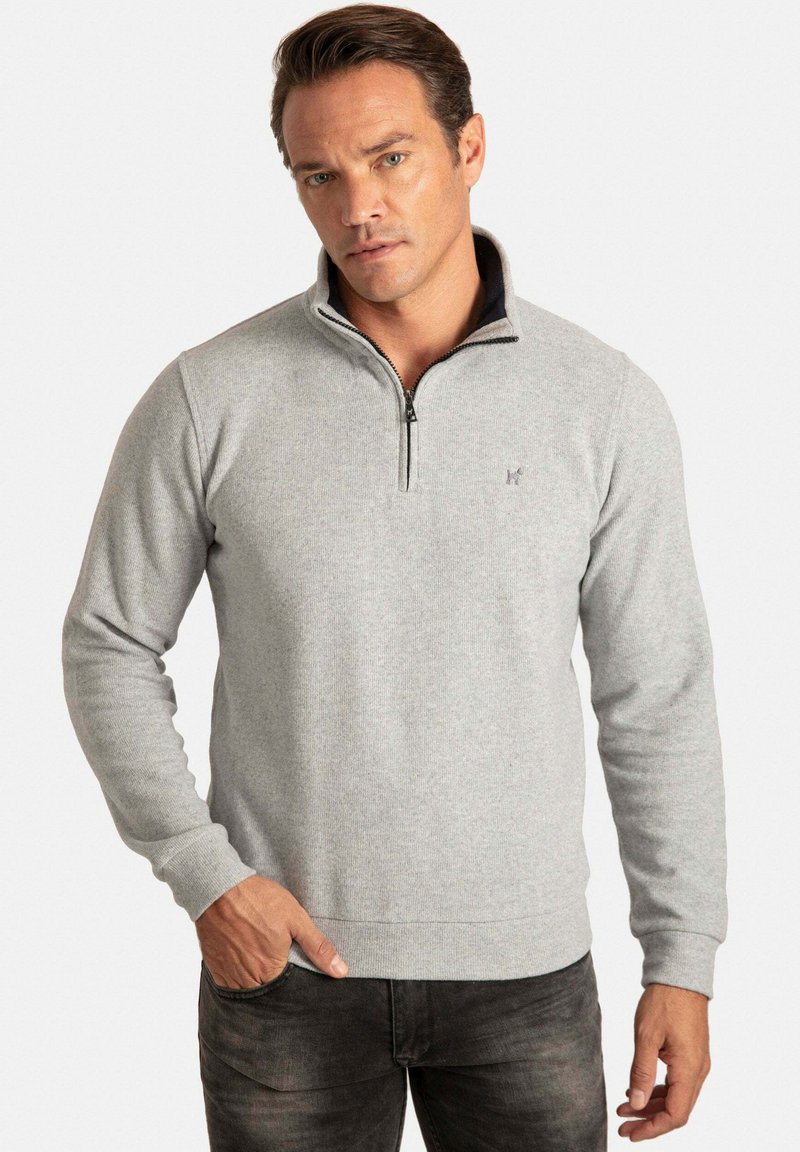 Williot HALF ZIP - Jumper - grey - Zalando.ie